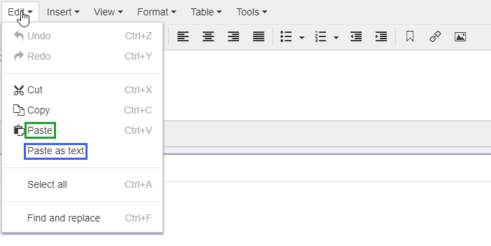 Cms 10 0 Manual Configuration Of Tinymce Paste Plugin In Initial Cms 10 0 Release